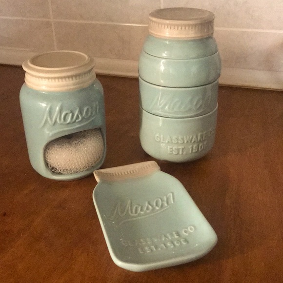 Kitchen | Mason Jar Set | Poshmark